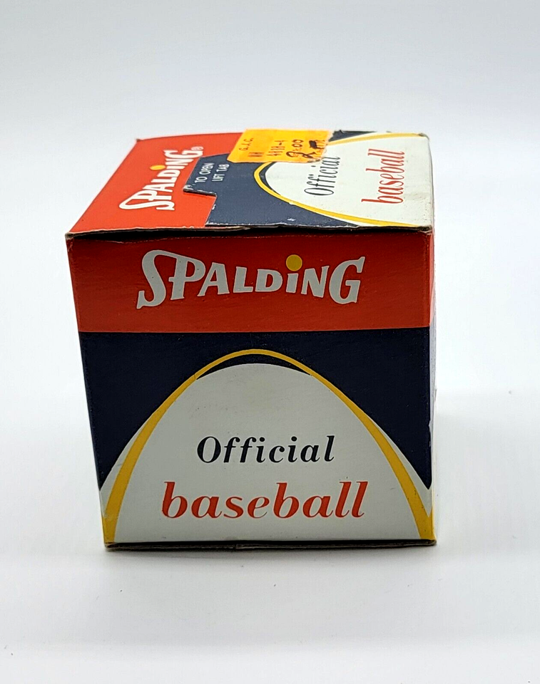 Vintage Spalding Official Baseball Sealed in box RARE 41-1791 Sewn in ...
