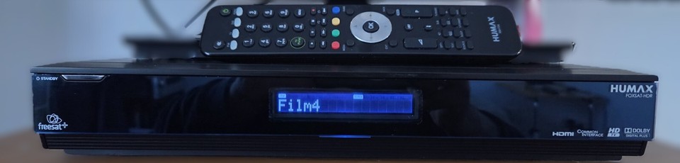 Humax Satellite Freesat+ Recorder Foxsat HDR 320GB HDD Set Top Box ...