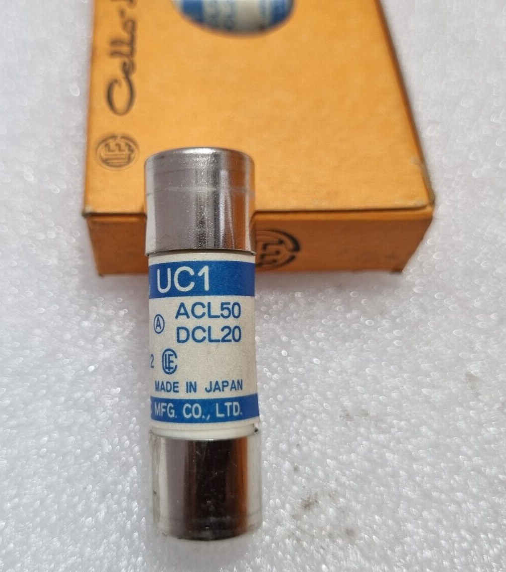 Cello-Lite Fuse UC1 Fuse 1 AMPERE A.C 500V AC DC 250V - QTY 10PCS in ...