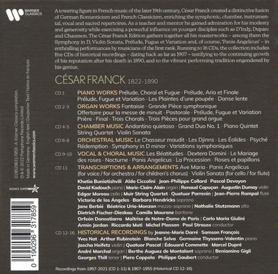 CESAR FRANCK EDITION 2022 16CD-VARIOS:CESAR FRANCK EDITION NEW CD ...