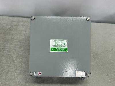 Appleton Type UF Cast Junction Boxes 8"x8"x4" Electrical Enclosure and ...