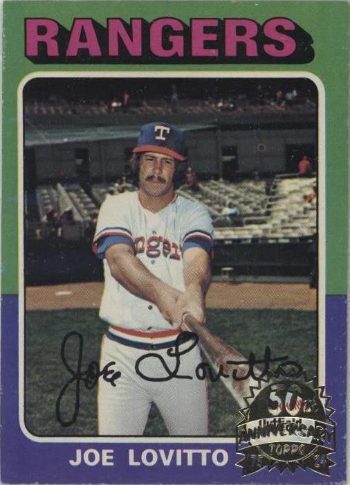 2024 Topps Heritage - 1975 Topps Originals Buybacks Joe Lovitto #36 for ...