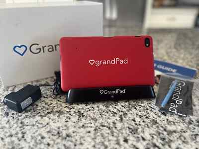 GrandPad Senior Tablet w/Phone Capabilities, Wireless Charger, Stylus ...