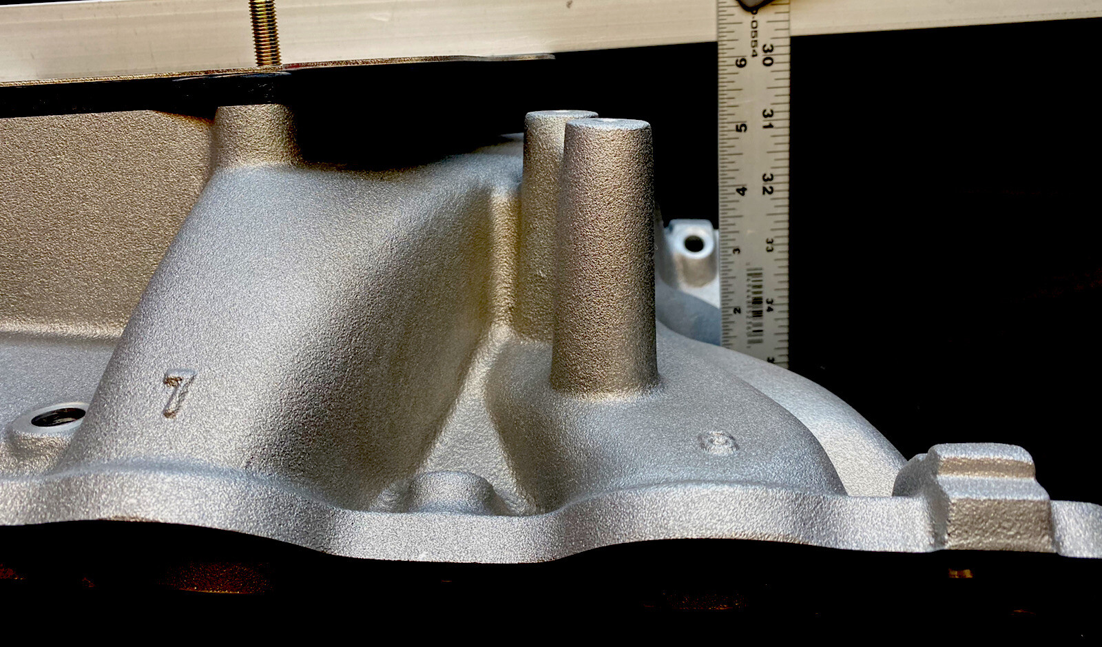 Blue Thunder 429 Cobra Jet Ford 4 Barrel Intake Manifold With Heat ...