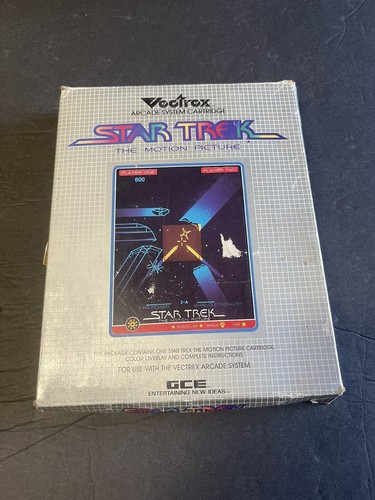 Vectrex Star Trek Game With Box Manual | eBay