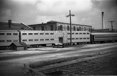 1950s Markham Yards Burlington Route #734 Coach ORIGINAL PHOTO NEGATIVE ...