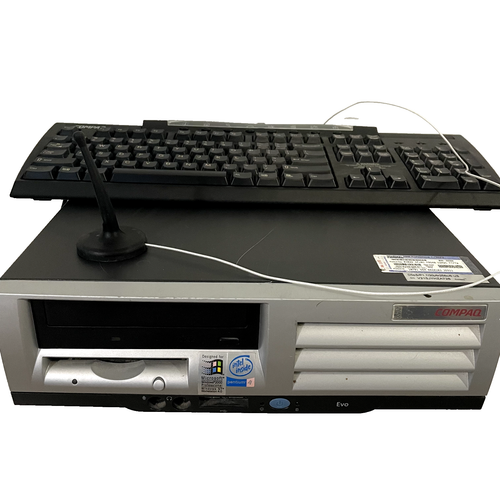 Compaq Evo D500 Desktop Computer Intel Pentium 4 SDRAM w/Keyboard ...