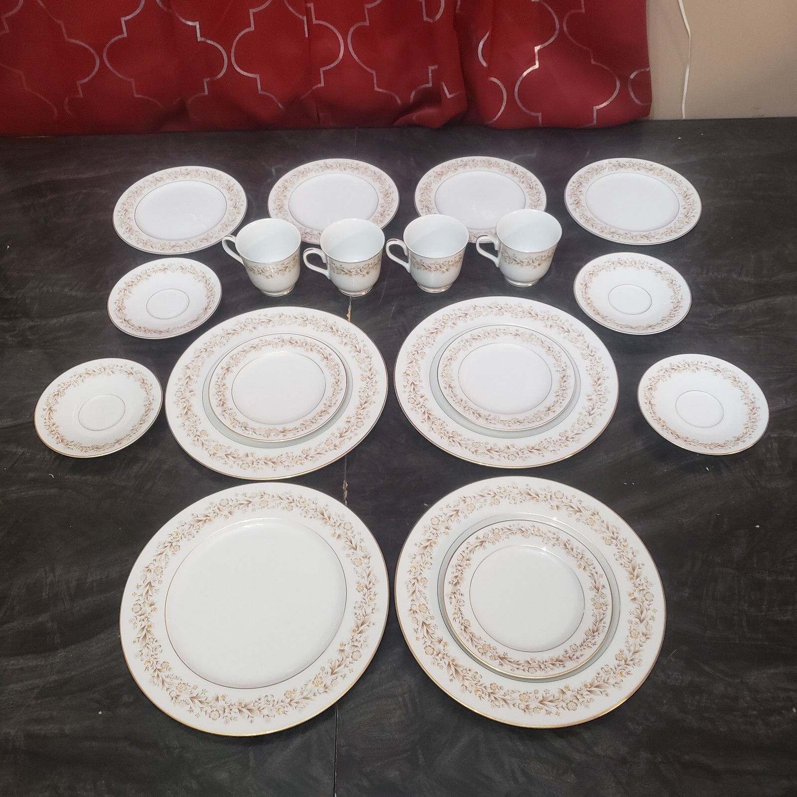 VTG Ekco Prudence Elegante 373 Fine China Plates Cups Saucers - Missing ...