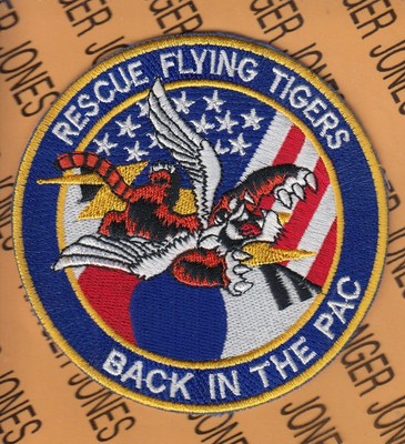 USAF Air Force 23rd Fighter Wing FW RESCUE FLYING TIGERS 3.75" patch | eBay