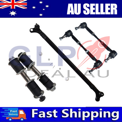 Front Steering Drag Link Tie Rod End +Sway Bar Link for NISSAN NAVARA ...