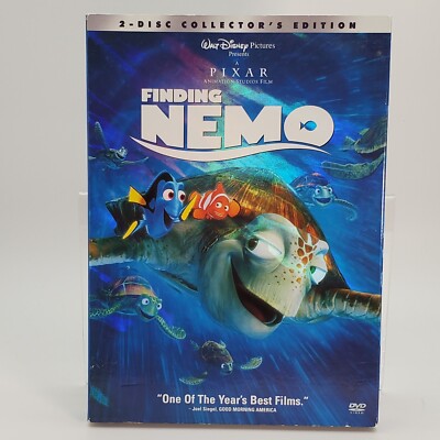 Finding Nemo DVD 2003 2 Disc Collector's Edition Set with Slipcase Very ...