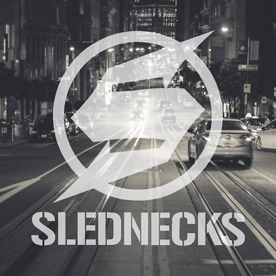 Slednecks Decal Snowmobile Logo Sticker ATV Extreme Ski Sled Snowboard ...