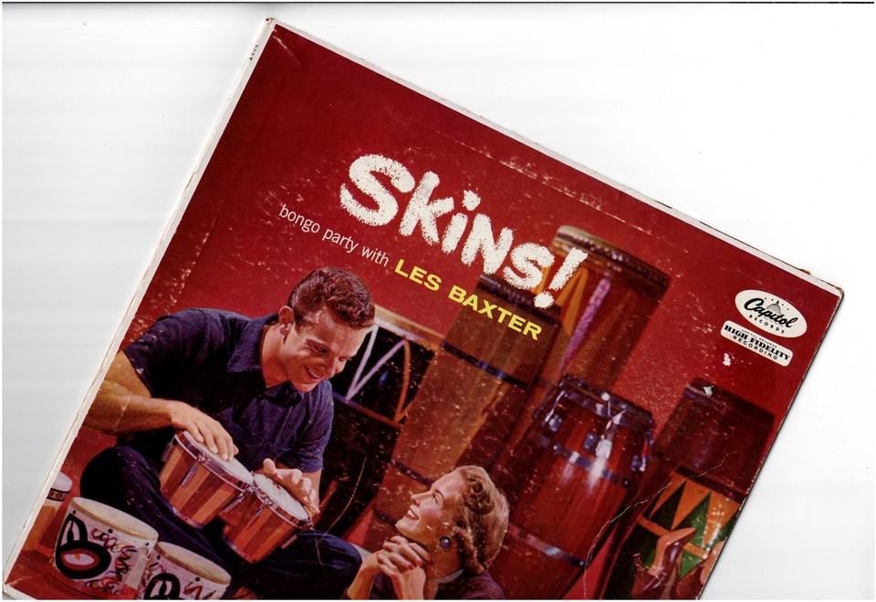 LES BAXTER skins U.S. CAPITOL LP T-774_orig 1957 PERCUSSION bongo party ...