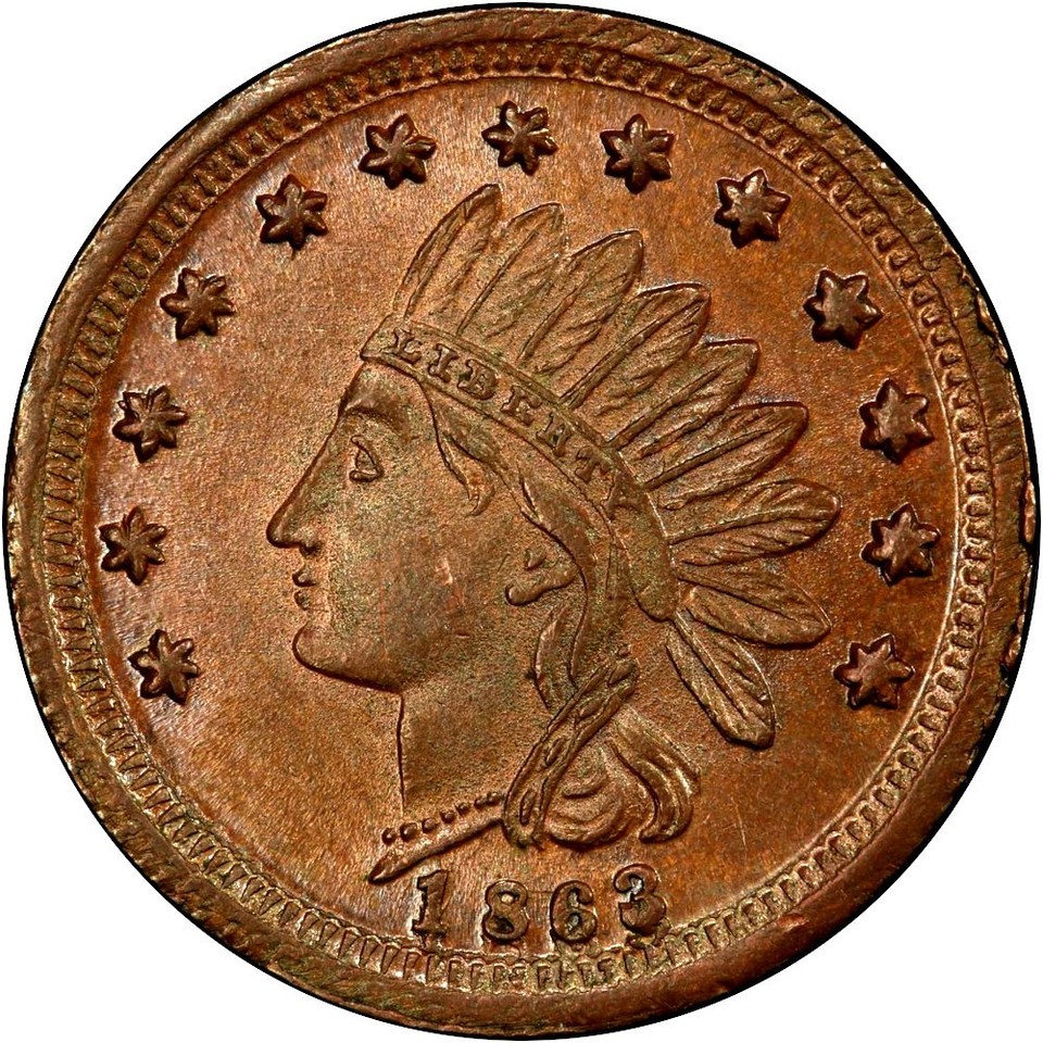 1863 Cincinnati Ohio Civil War Token Carl Haas Bunny Rabbit PCGS | eBay