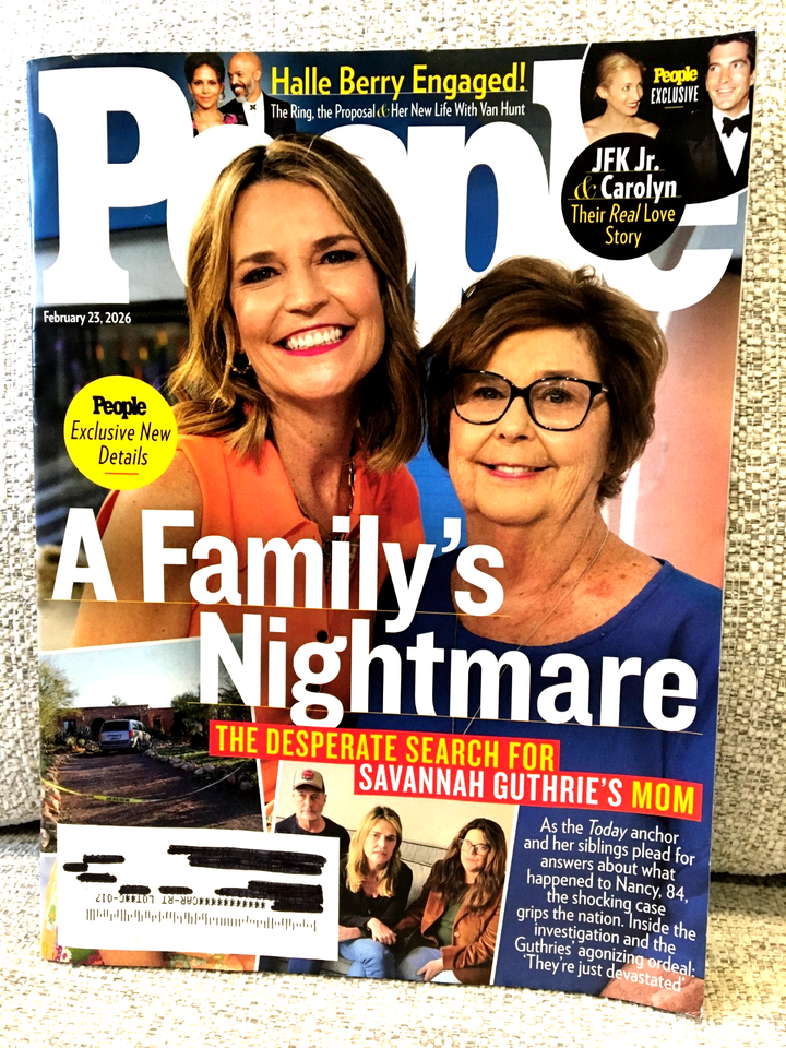 PEOPLE MAGAZINE Feb. 23, 2026 SAVANNAH GUTHRIE MOM NANCY KIDNAPPING JFK ...