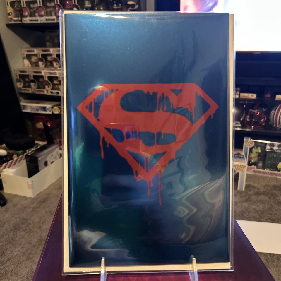 Superman #75 (Death of Superman) Blue Foil MegaCon BTC Variant Ltd 1000 ...