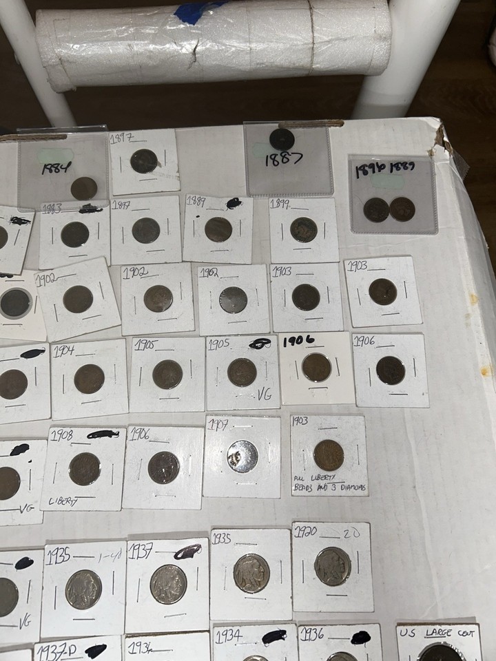 Ancient Greek, Indian Heads, Barber Dimes, Liberty/Buffalo Nickel Coin ...