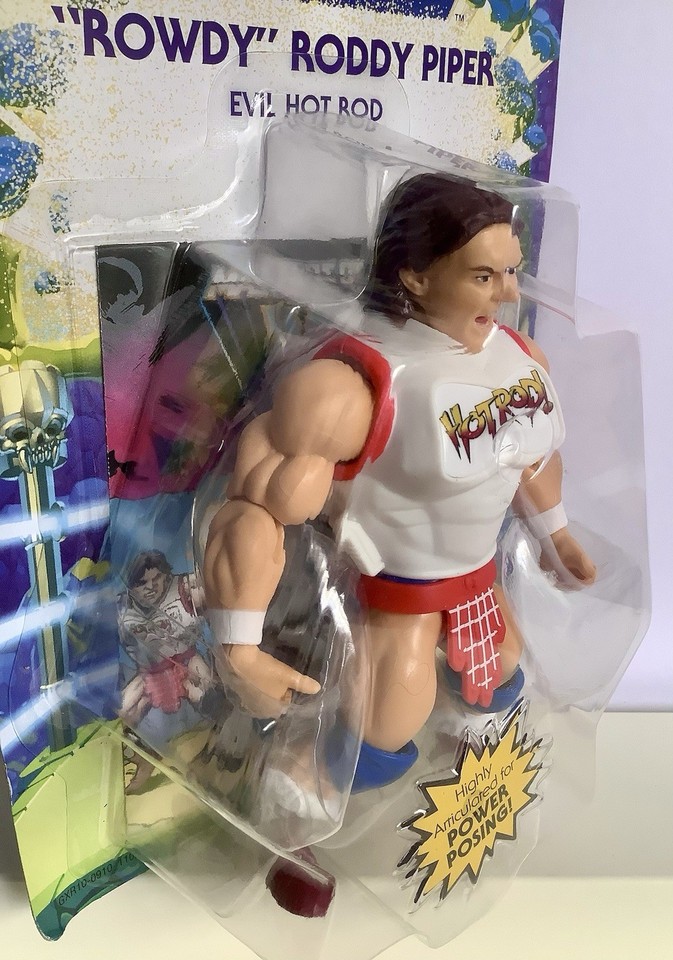 WWE MOTU Masters Of The Universe "ROWDY" RODDY PIPER Wave 5 Evil Hot ...