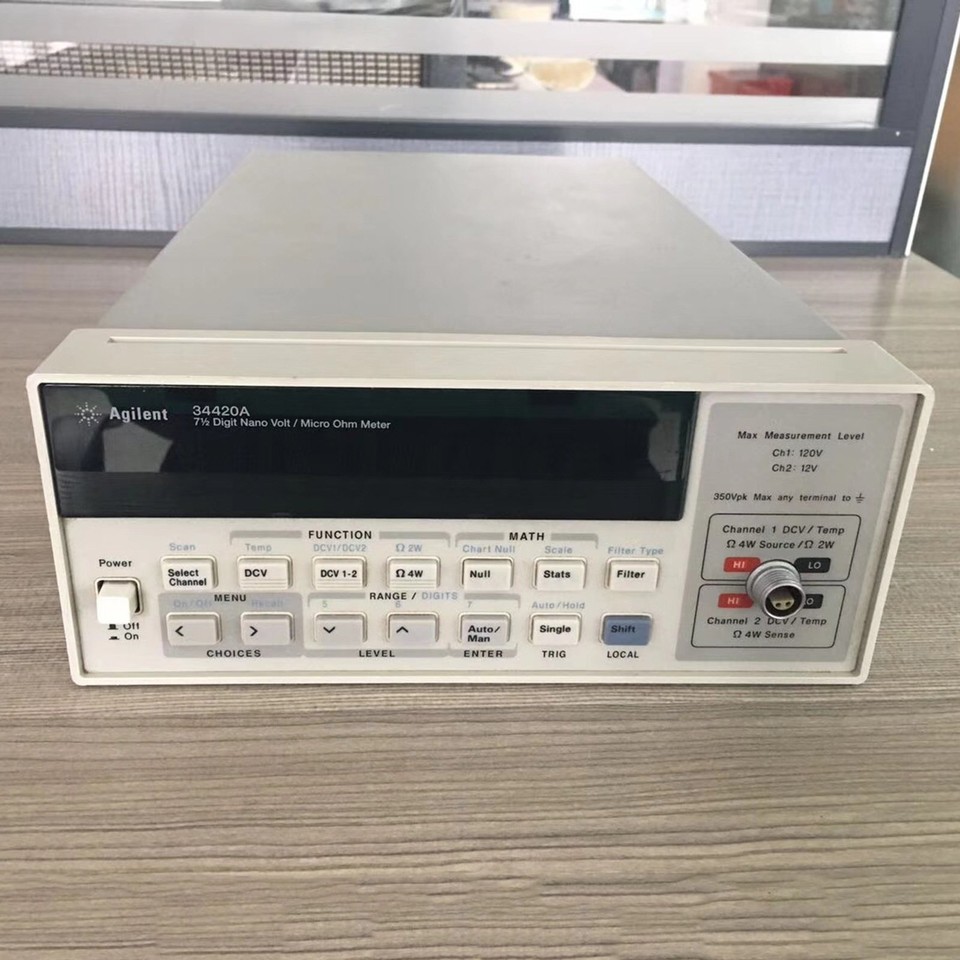1PCs Used For Agilent 34420A 7 陆 Digit Nano Volt/Micro Ohm Meter | eBay