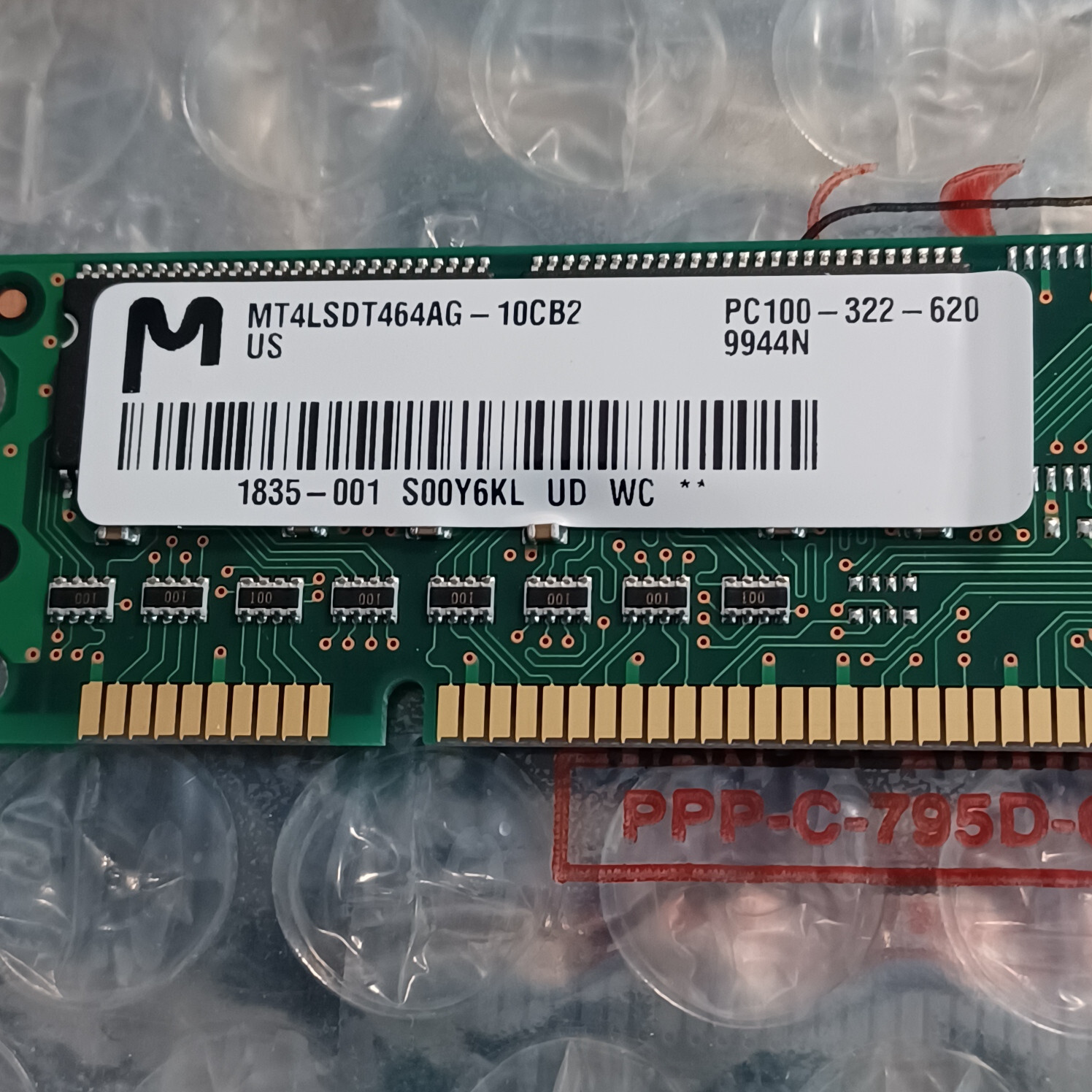 MT4LSDT464AG-10CB2 Micron 32MB PC100 100MHz non-ECC Unbuffered CL2 168 ...