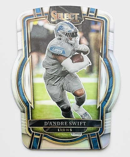 2022 Panini Select Football D’Andre Swift #269 Die-Cut Silver Prizm ...