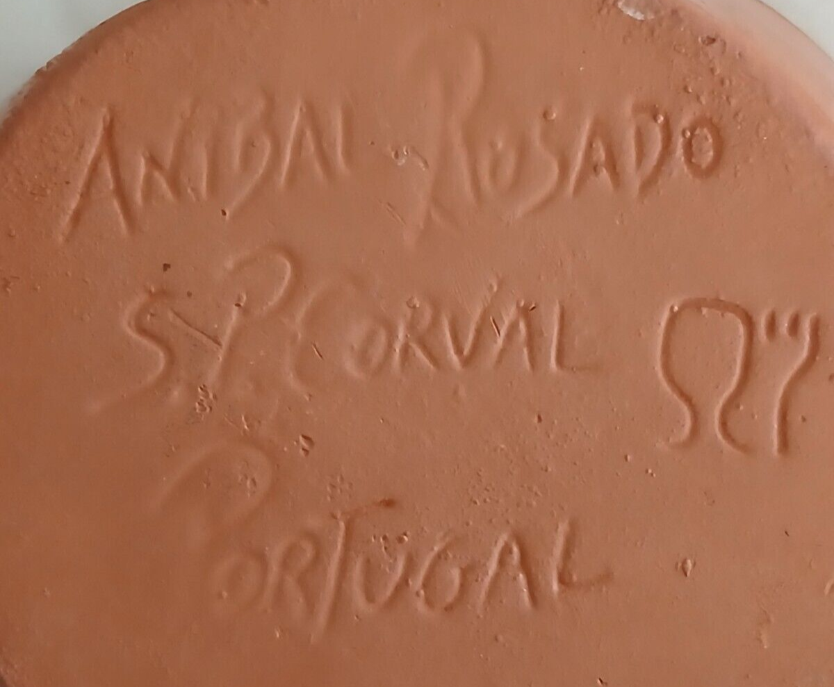 Clay Olive Dish Signed From Portugal 5.25"x5.3" | eBay