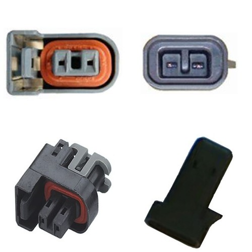 Fuel injector connector - DELPHI (Set) 15326181 15411633 car plug ...
