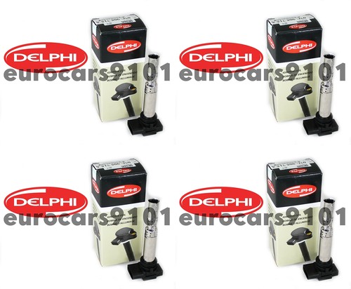 Set of (4) Audi Delphi Ignition Coils GN10445 07C905715A | eBay