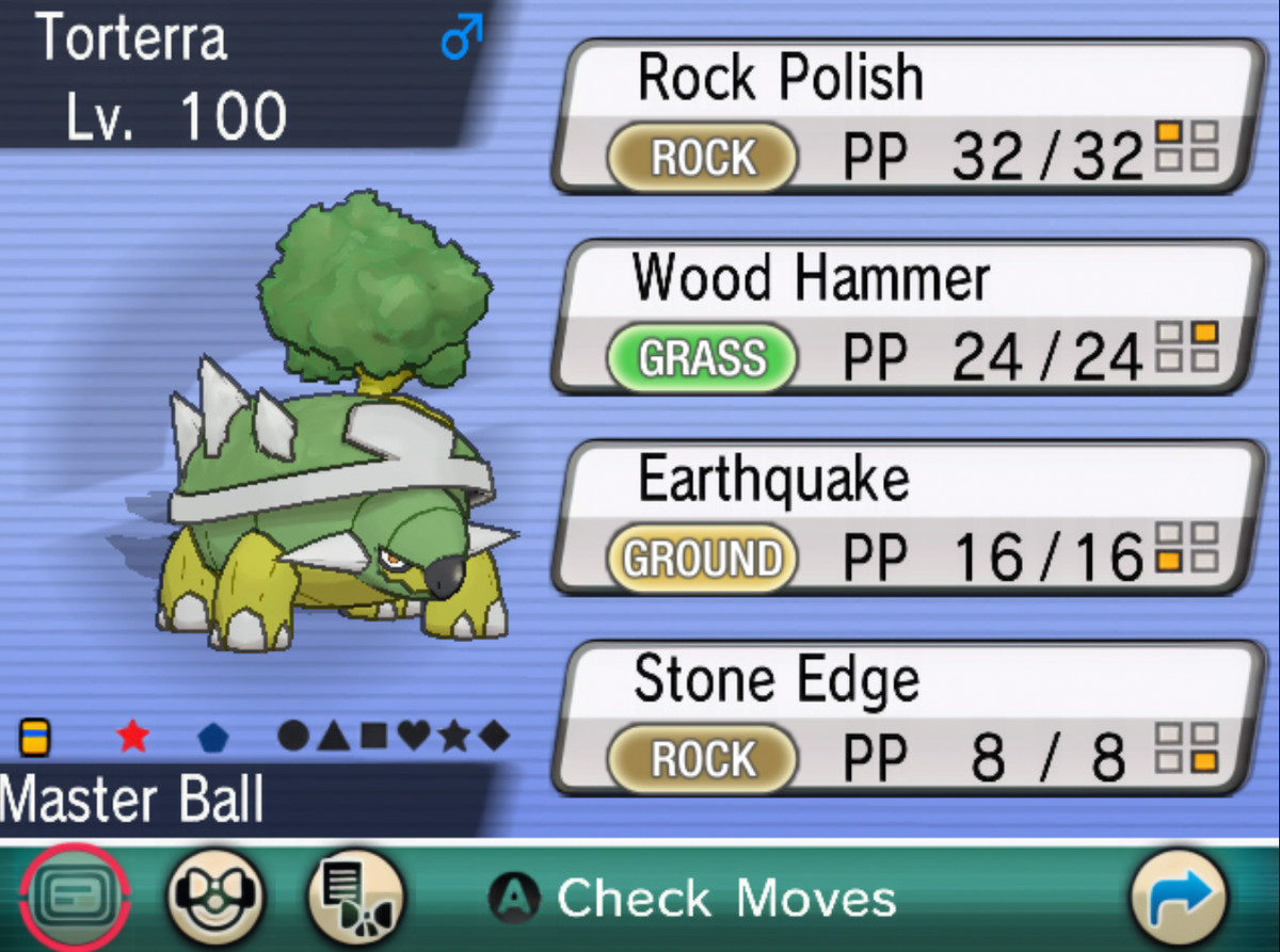 Shiny Torterra Sprite