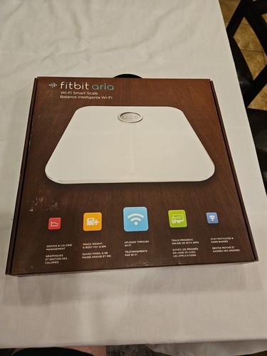 Fitbit Aria | FB201B | Wi-Fi White Smart Scale 898628002106| eBay