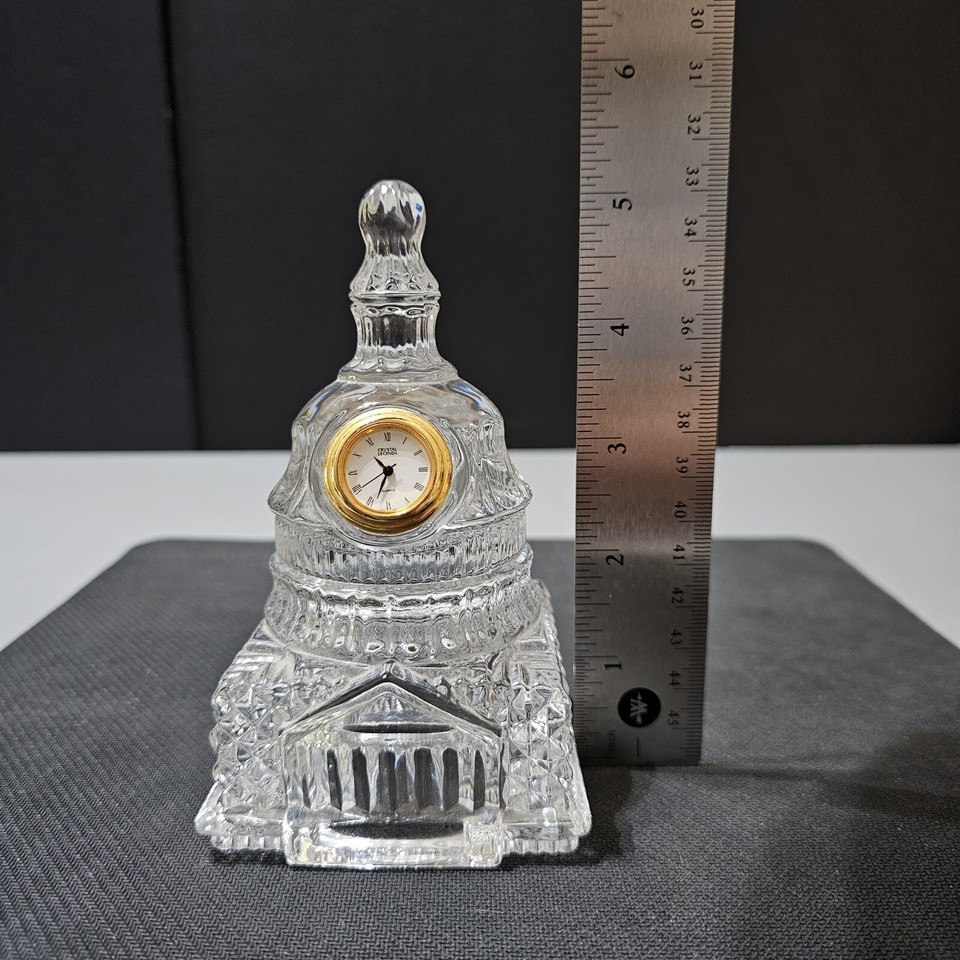 Crystal Legends byGodinger~Capital Building Desk Clock~Handcrafted ...