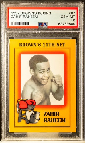 62769800 ZAHIR RAHEEM 1997 Brown's Boxing 67 PSA 10 | eBay