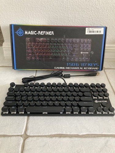 Magic refiner gaming keyboard 1506 RGB 87 keys | eBay