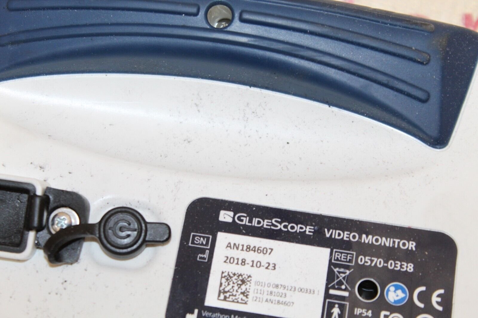 Verathon GLIDESCOPE 0570-0338 Titanium Laryngoscope Video Monitor No ...