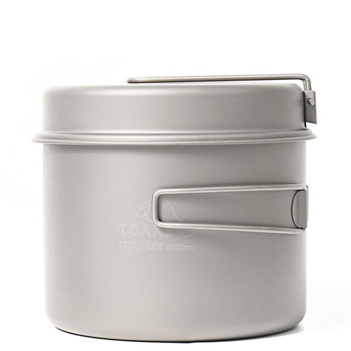 TOAKS Titanium Pot Ultra-light Outdoor Camping Cookware Pot Frying Pan ...