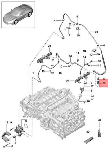 Genuine Porsche Boxster Cayenne Panamera Pressure Sensor 94860623003 ...