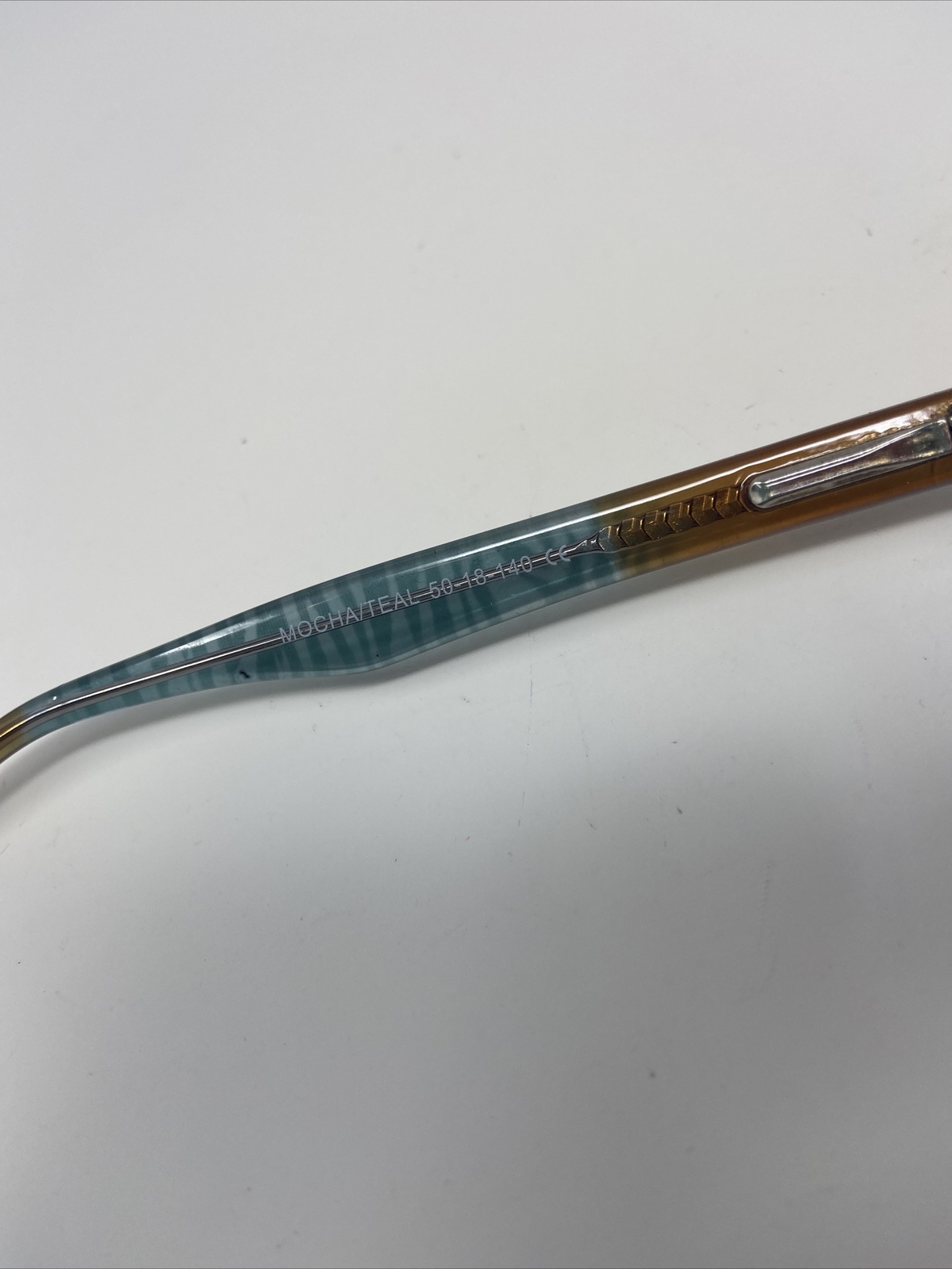 Modern Eyeglasses Frames LIQUID 50-18-140 Mocha/Teal Full Rim FE46 | eBay