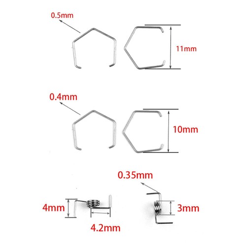 Drum Fishing Reel Wheel Spring Clips Multi Use Accessory Fishing Spool ...