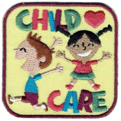 Boy Girl CHILD CARE babysitting Fun Patches Crests Badge GUIDE SCOUT ...