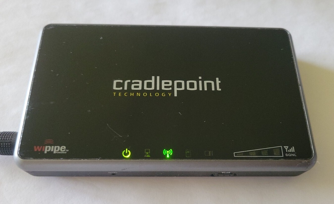 Cradlepoint CTR500 Mobile Broadband 3G/4G WiFi WiPipe Travel Router *No ...