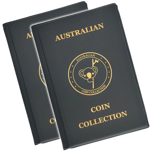 2xCoin Album - Australian Coin Collection Folder Book 150 Holders for ...