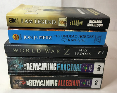 Science Fiction Scifi / Horror Book Lot of 5 - Zombies - Legend WWZ ...