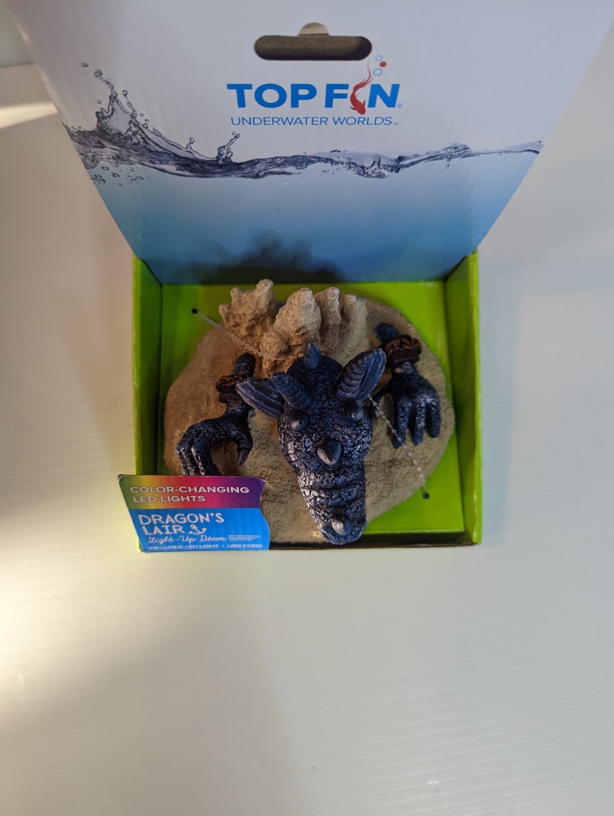 Top Fin Underwater Worlds Color Changing Led Lights DRAGON's LAIR For ...