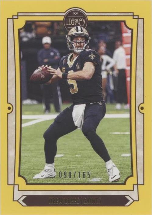 2019 Panini Legacy - Drew Brees #71 Yellow /165 for sale online | eBay