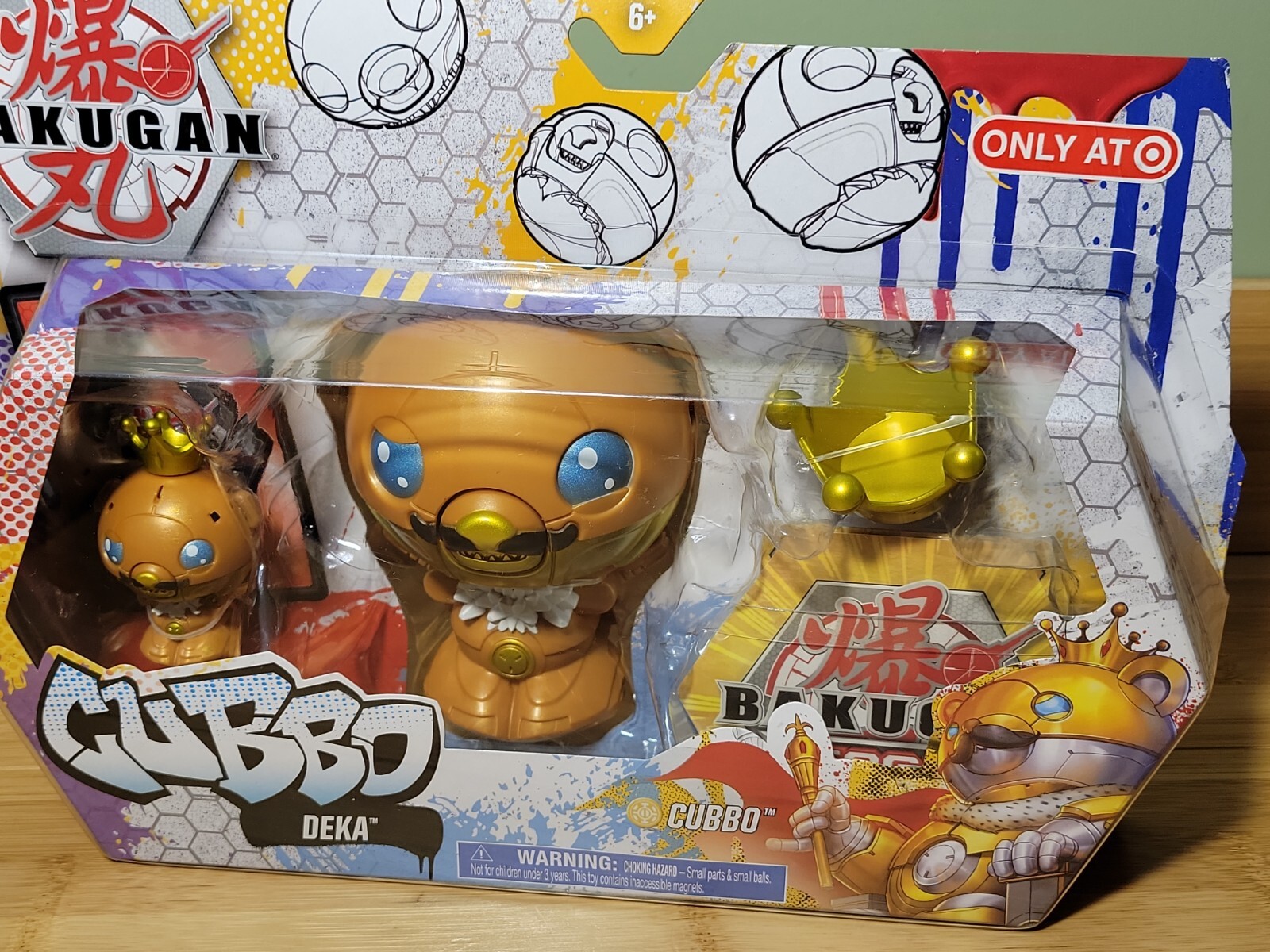 Bakugan CUBBO & CUBBO DEKA Target Exclusive Jumbo Baku-Core sealed ...