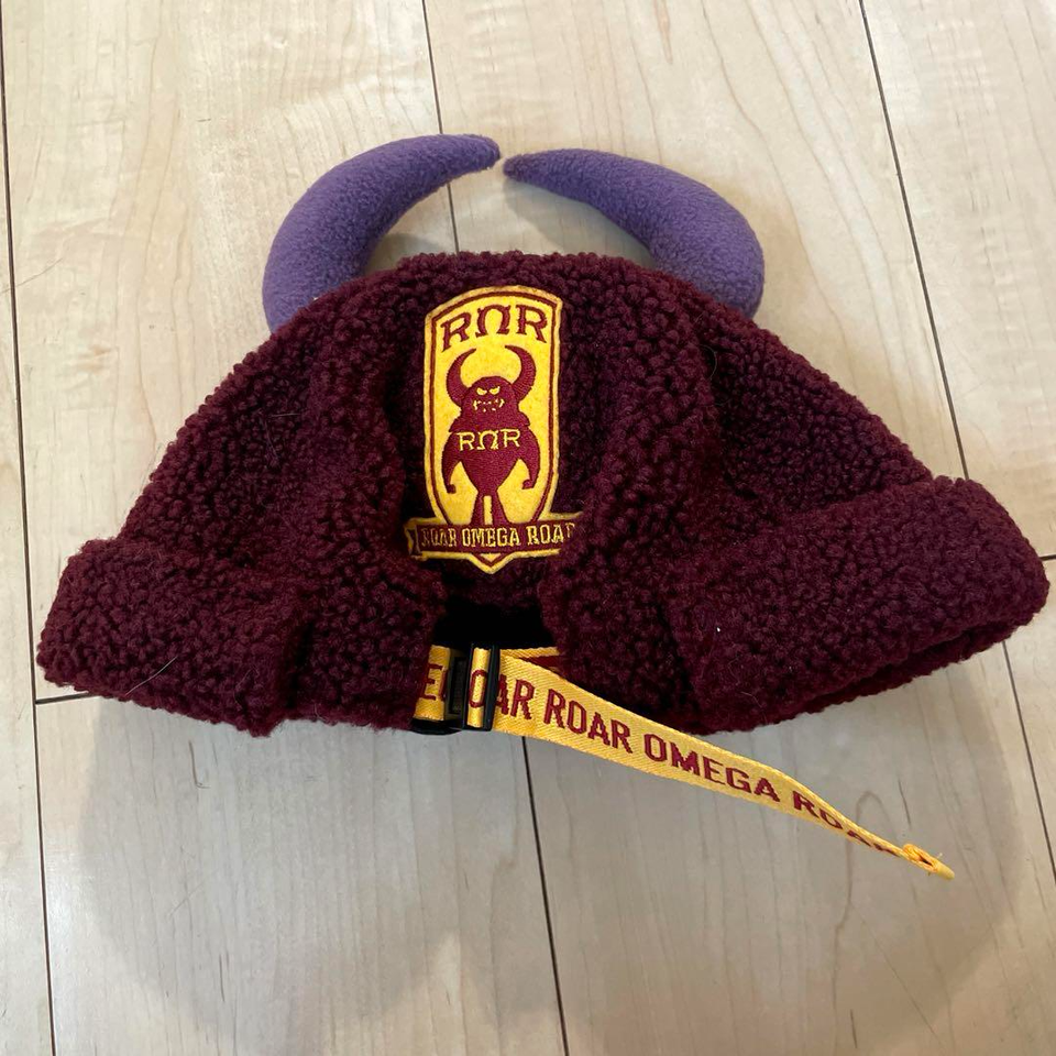 Tokyo Disney Monsters University inc Roar Omega Roar Fluffy Hat Cap ...