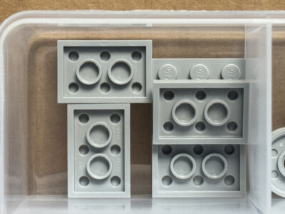 LEGO Parts - Light Bluish Gray Plate 2 x 3 - No 3021 - QTY 5 | eBay