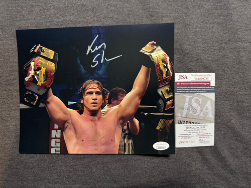 KEN SHAMROCK Autographed Autograph Auto Signed 8x10 Photo UFC WWE JSA ...