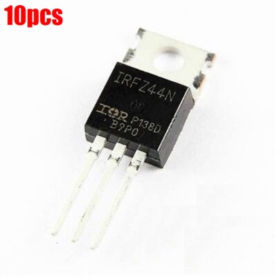 10Pcs IRFZ44N IRFZ44 N-Channel 49A 55V Transistor Mosfet Component TO ...