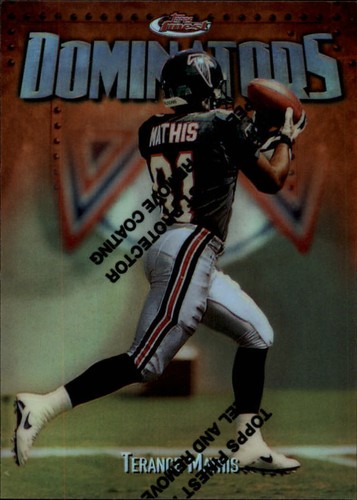 1997 Finest Refractors Atlanta Falcons Football Card #253 Terance ...